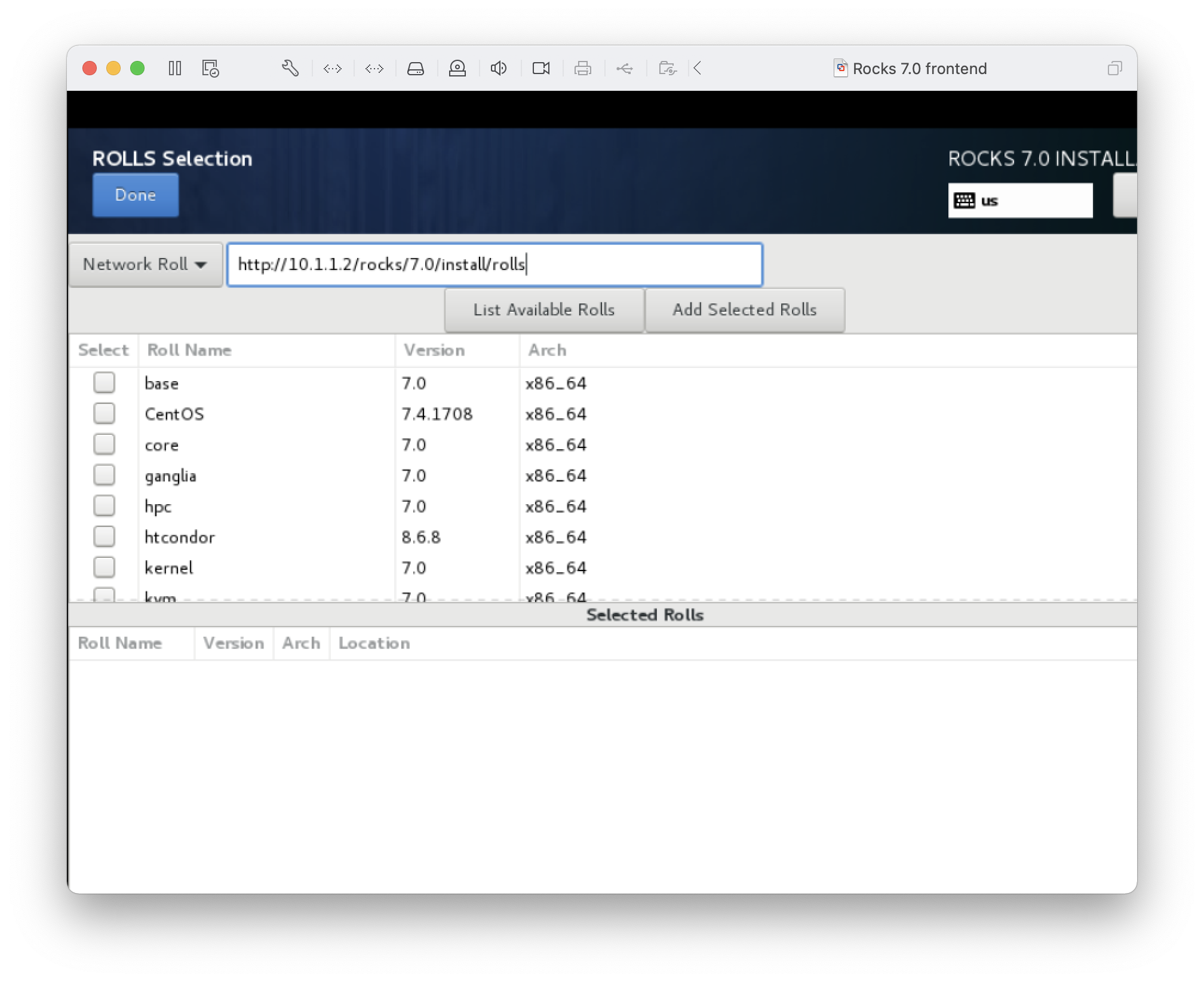 Local MacOS Rocks Roll-Server – iRASPA