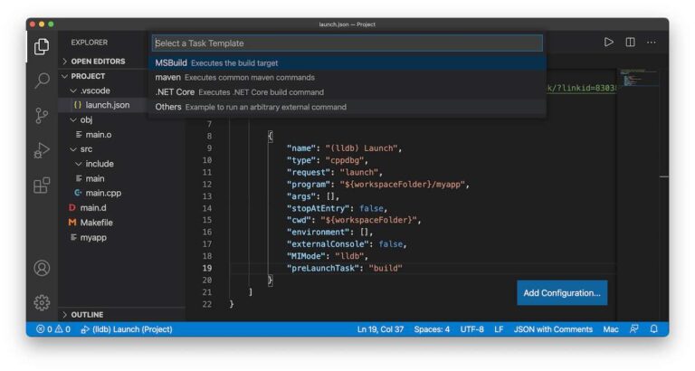 Visual Studio Code C/C++/Fortran with Multiple Source Files – iRASPA